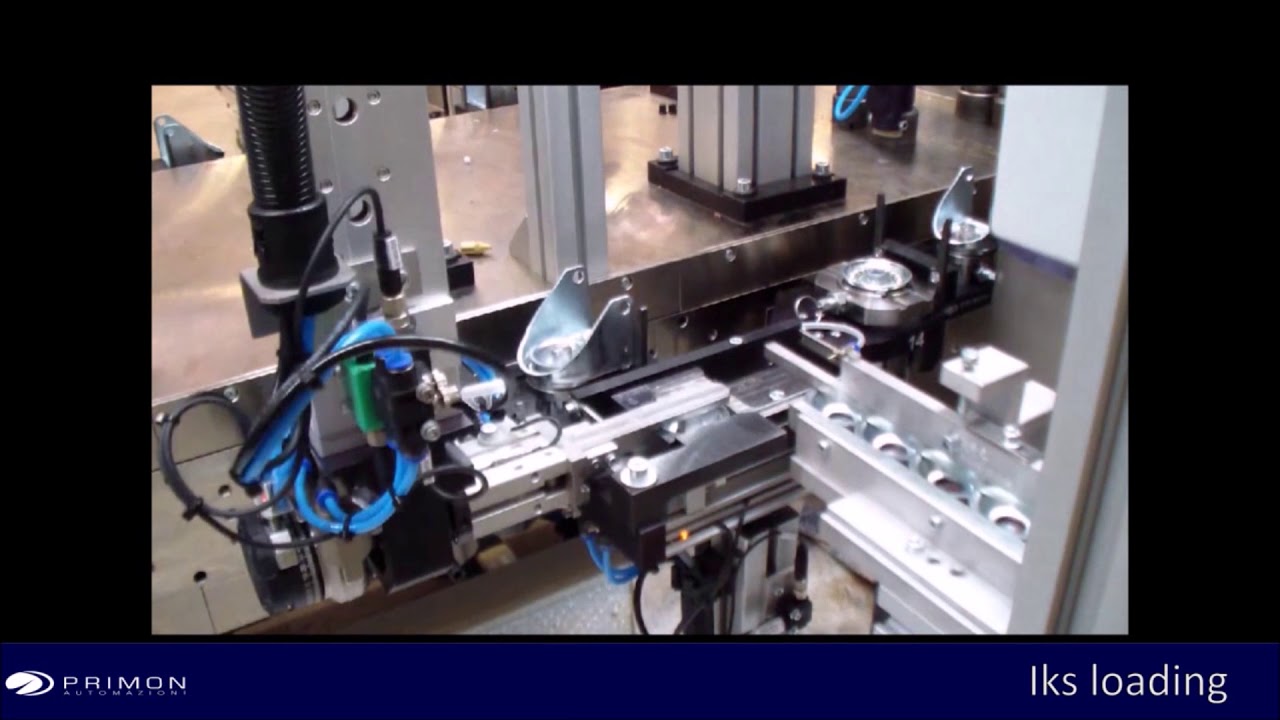 ASSEMBLING MACHINE for TROLLEY ROTATING CASTORS - YouTube