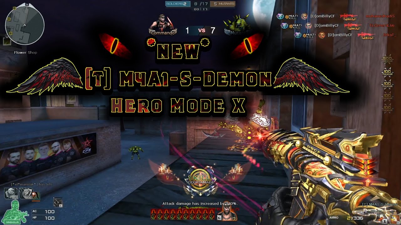 Crossfire West | *NEW* [T] M4A1-S-Demon | Hero Mode X - YouTube