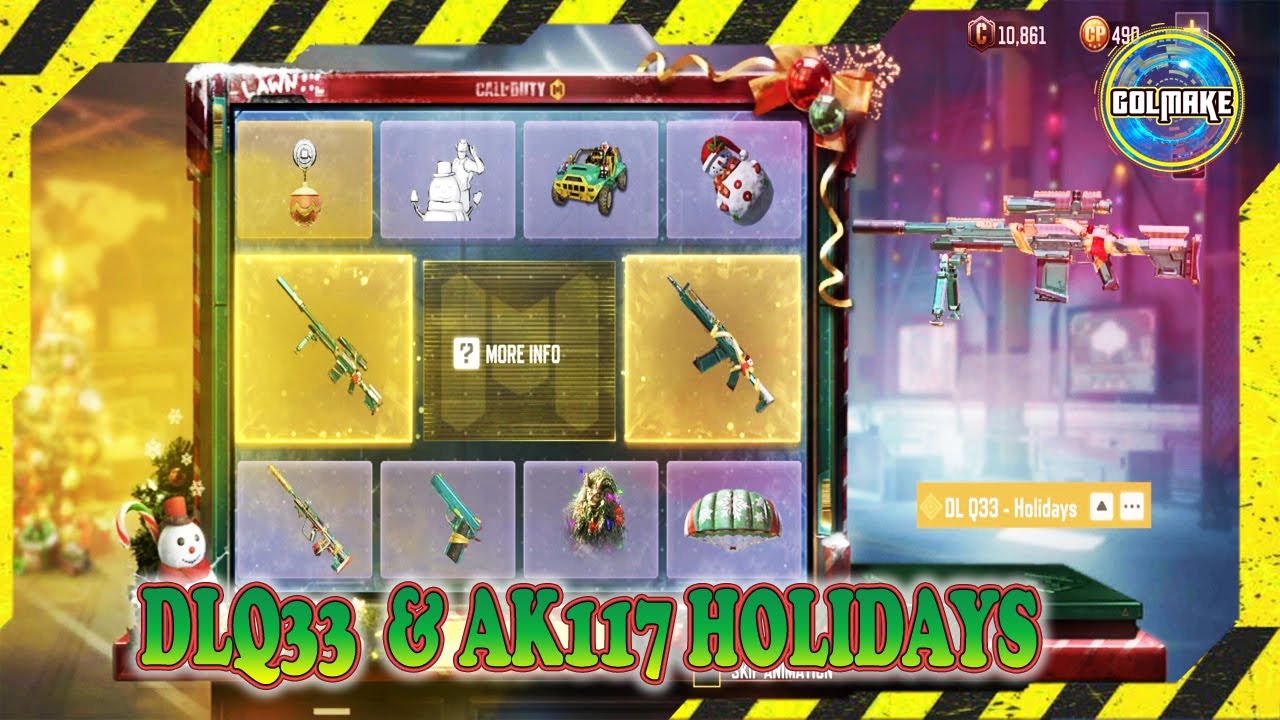 BUYING FULL HOLIDAY REDUX DRAW 2021 CODM! DLQ33 HOLIDAYS & AK117 ...