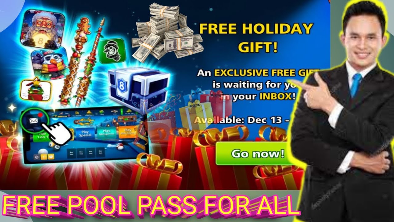 Free Gift ! Premium Pool Pass In Your 8 Ball Pool Account 🏆 From ...