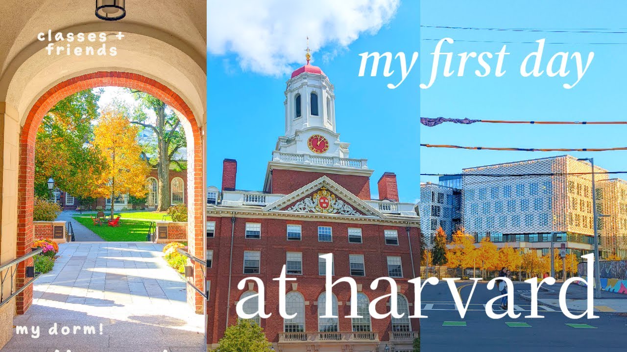 FIRST DAY of harvard! 🏫🎒 | freshman year | friends, classes, studying ...
