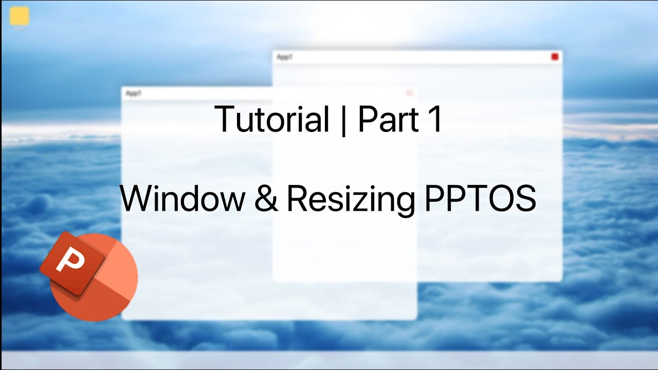 PowerPointOS How to | Movable & Resizable Windows | Part 1 - YouTube