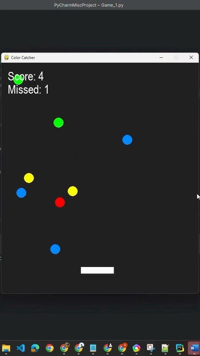 "Color Catcher: A Fun Python Game Made with Pygame 🎮" - YouTube