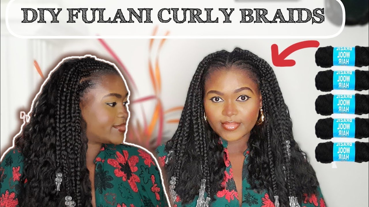 Trending Hairstyles How To ~ Diy Fulani Braids With Brazilian Wool The