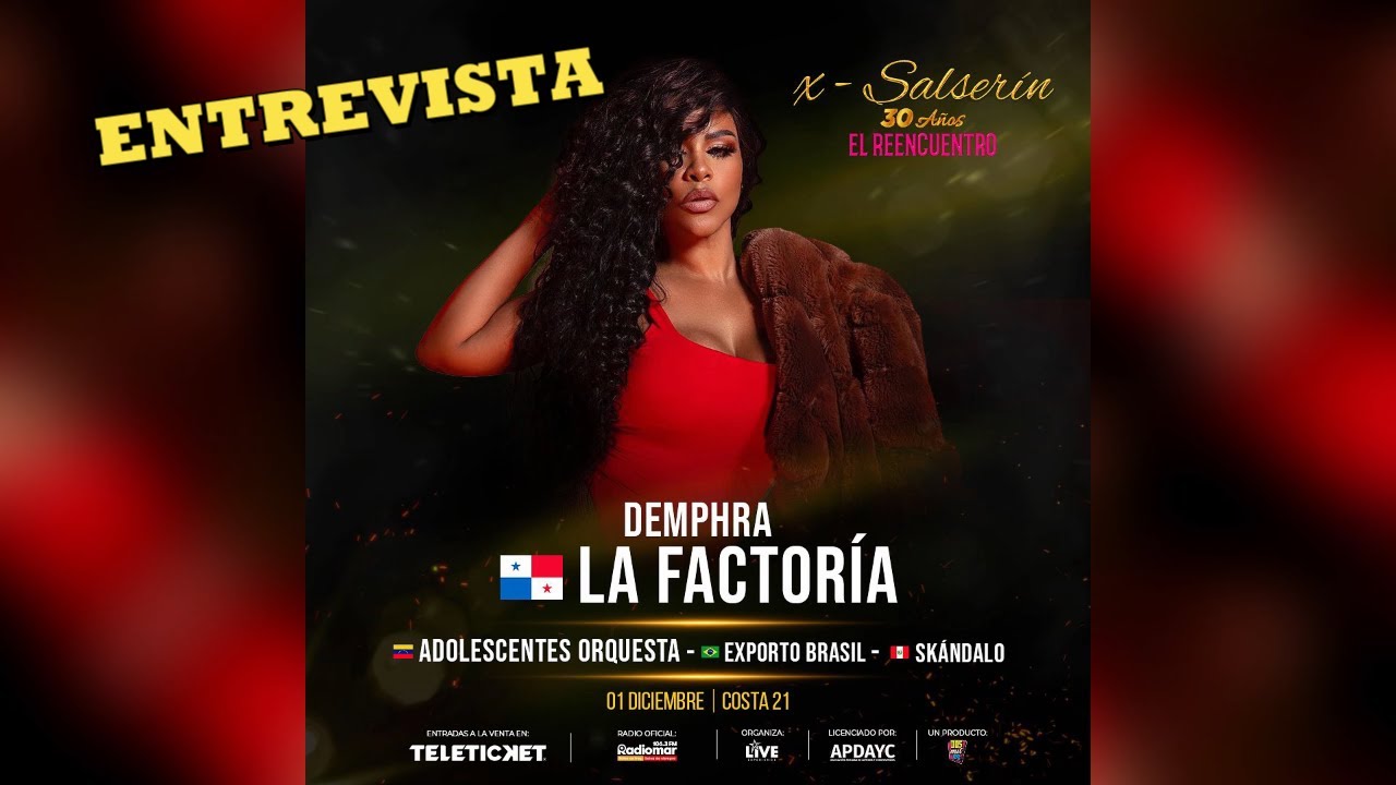 DEMPHRA LA FACTORIA EN EL CONCIERTO DE X SALSERIN EL REECUENTRO - YouTube