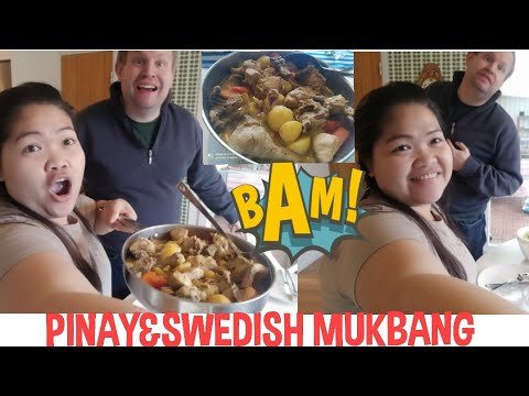 FILIPINA&SWEDISH SAMBO/CHICKEN CURRY+INDIAN BREAD+ SALAD+BIHON ...