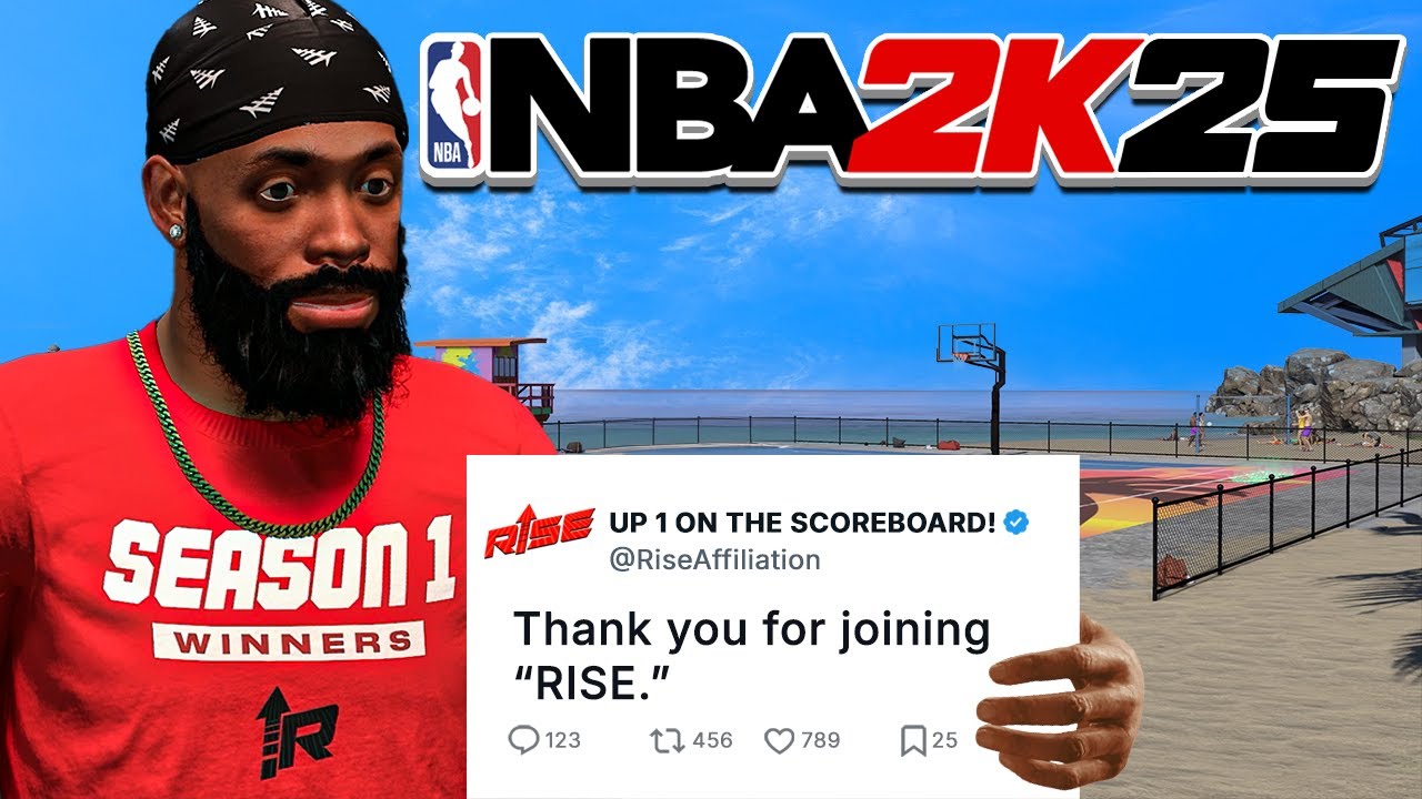 RISE Affiliation Gets MASSIVE REP BOOST in NBA2K25 Season 2! - YouTube