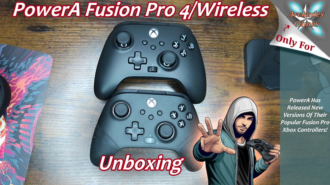 PowerA Fusion Pro 4 And Fusion Pro Wireless Unboxing! - YouTube