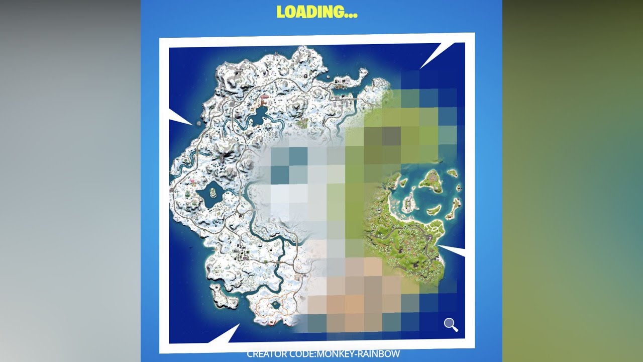 Fortnite Chapter 3 Map Reveal Progress at 57% - YouTube
