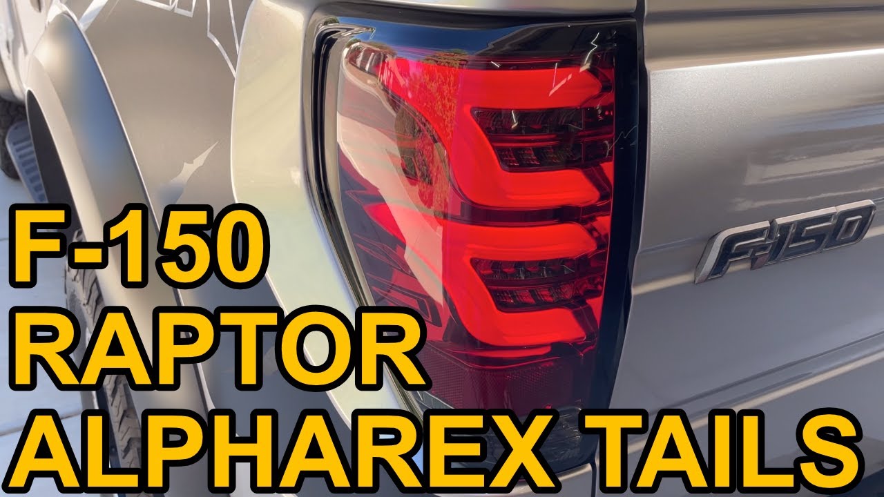 2009-2014 Ford F-150 AlphaRex Tail Lights (Red) - YouTube