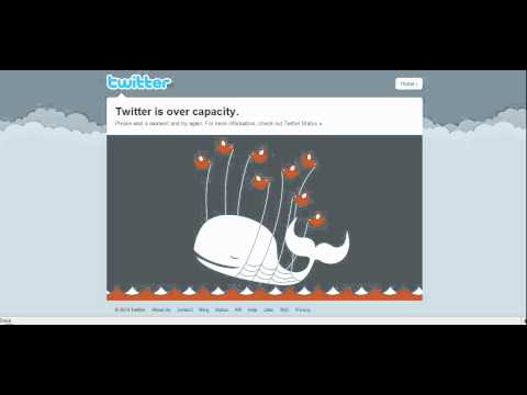 Twitter Fail Whale - YouTube