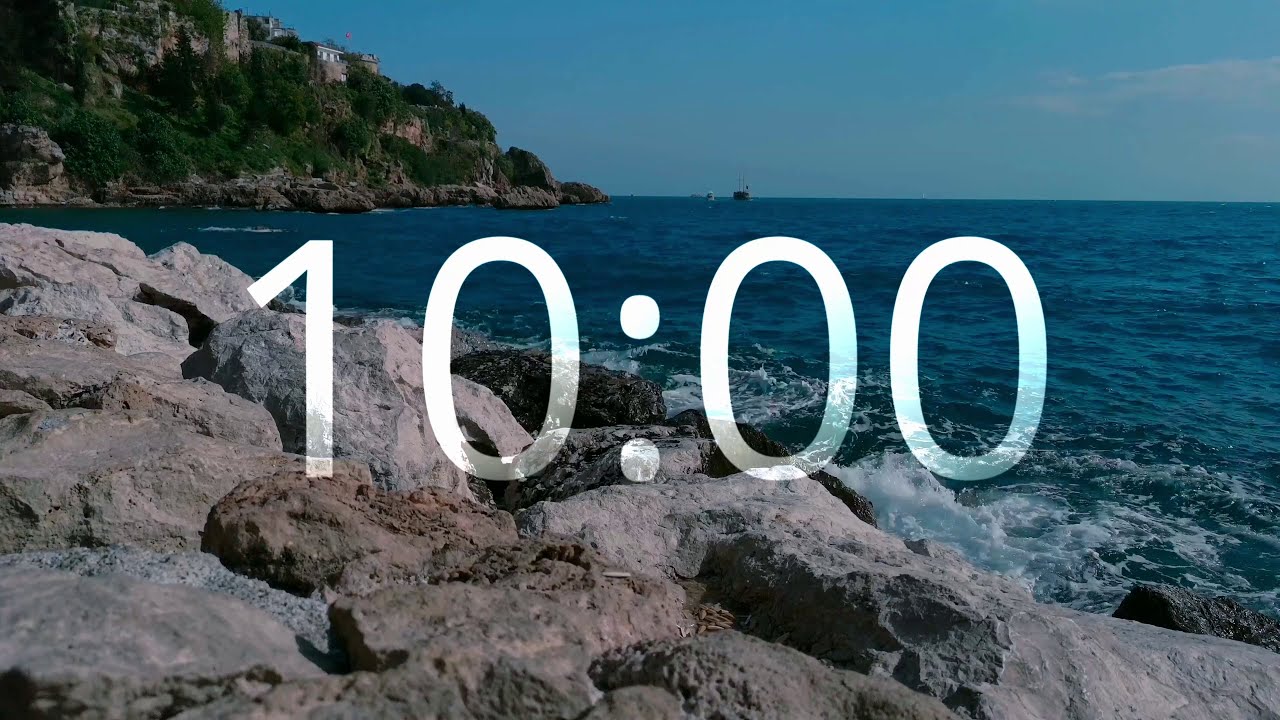 10 Minute Timer with Soothing Acoustic Guitar - YouTube