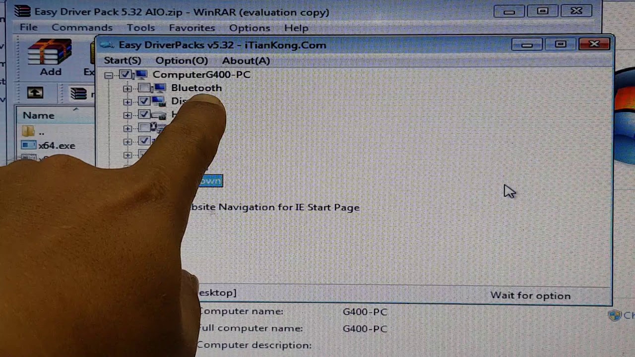 Installing driver by Easy driver pack 5.32 Aio - YouTube