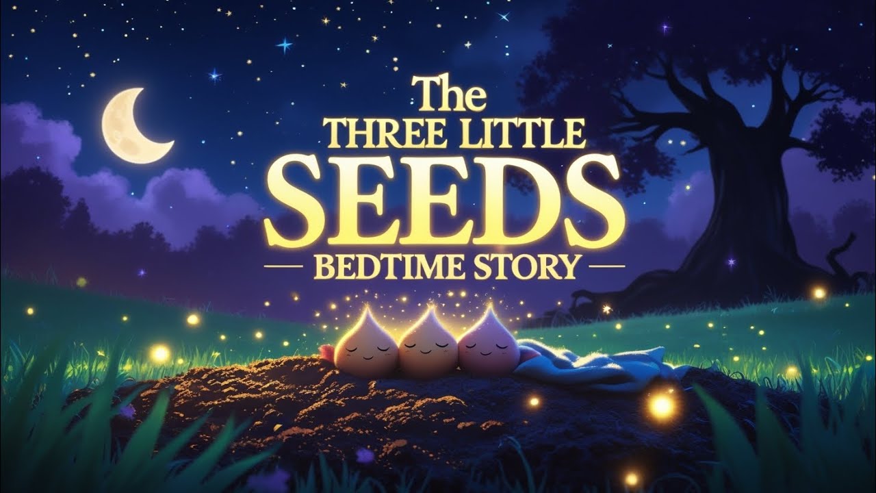 🌙 The Three Little Seeds | A Magical Bedtime Story for Kids 🌙 - YouTube