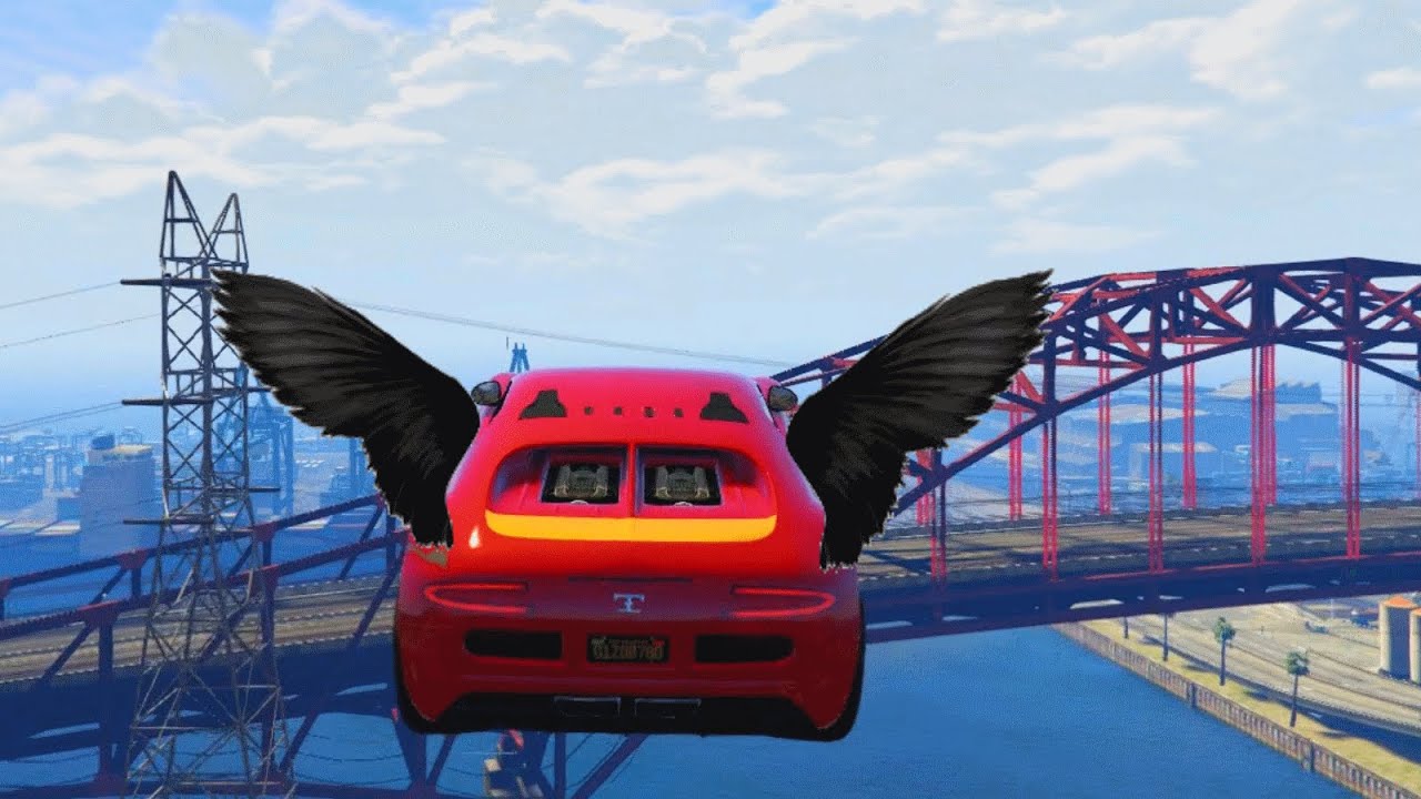 FLYING CARS #666 (GTA 5 Funny Moments) - YouTube