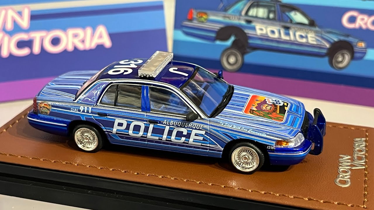GOC Albuquerque Police Lowrider Crown Victoria APAxpo 1/64 Scale - YouTube