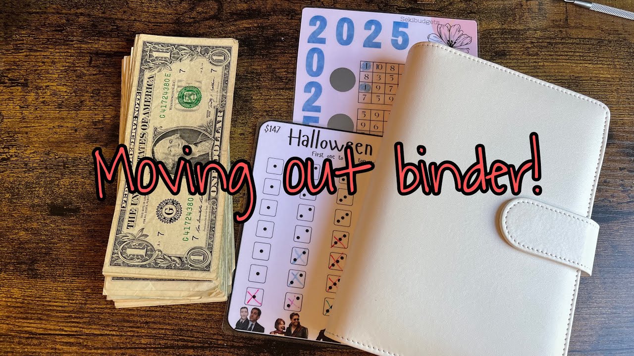 Moving out binder! |low income| |savings challenges| - YouTube