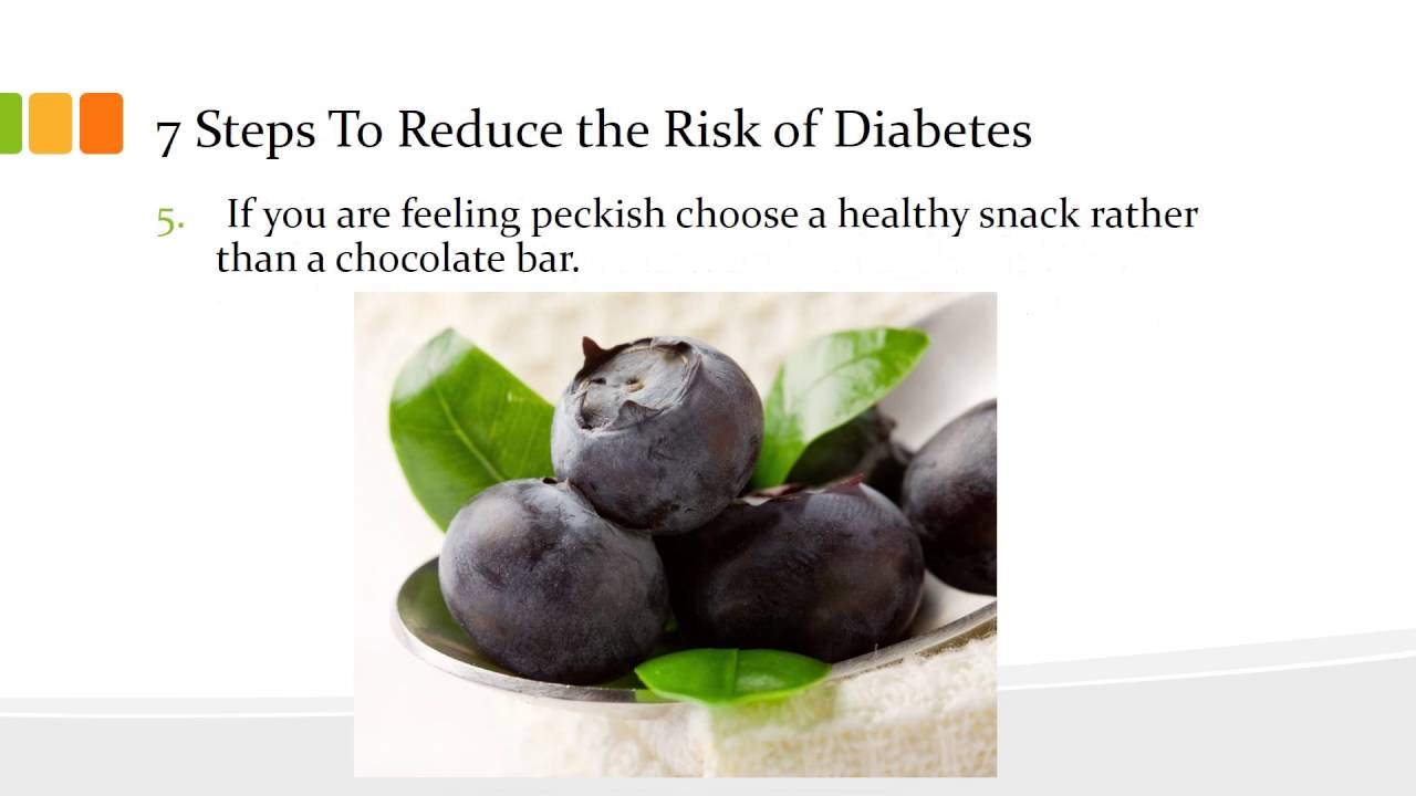 7 Steps To Reduce the Risk of Diabetes - YouTube