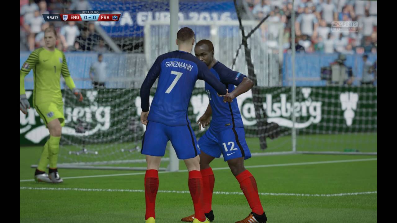 Fifa 16 - Euro 2016 - Revisited - England v France - The Final - YouTube