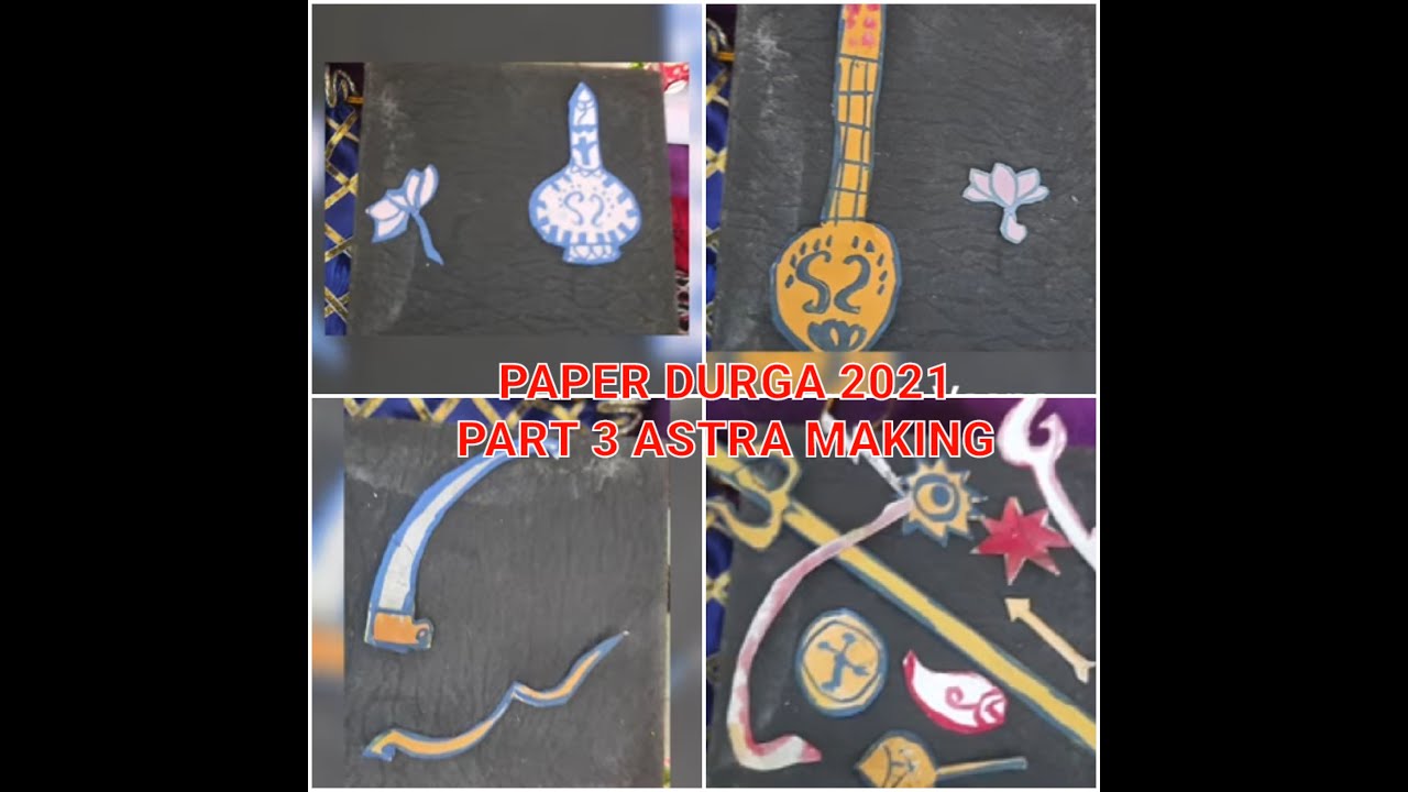 How To Ma Durga's Astra |Astra Making |Part 3| Arijeet Ghatak Arts ...