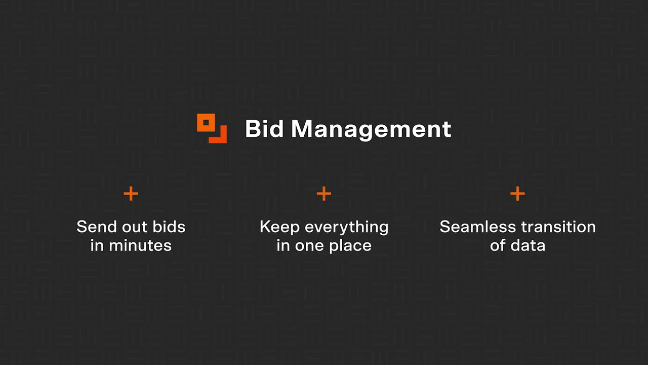 Procore Tender Management Production - YouTube