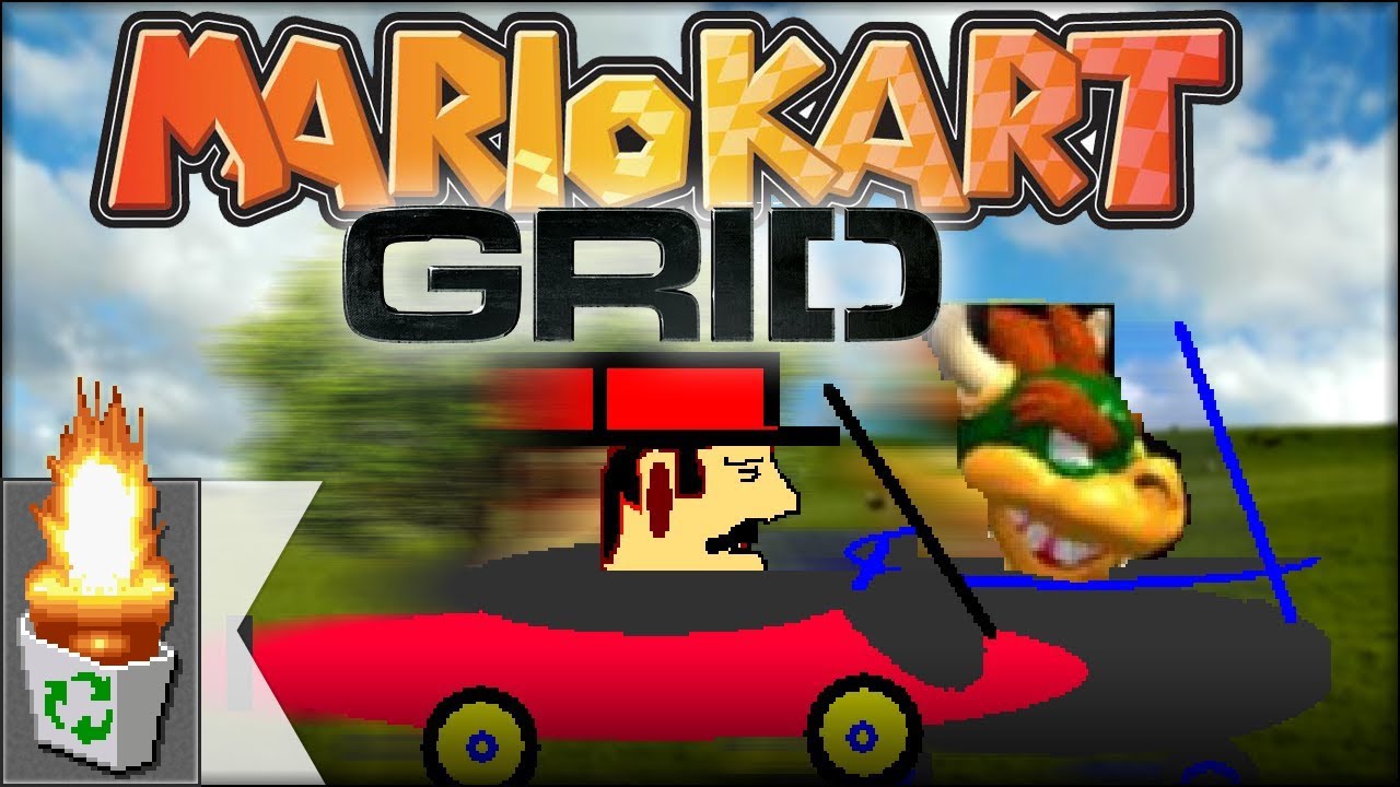 Garbage Game: "Super Mario Kart Grid" - YouTube