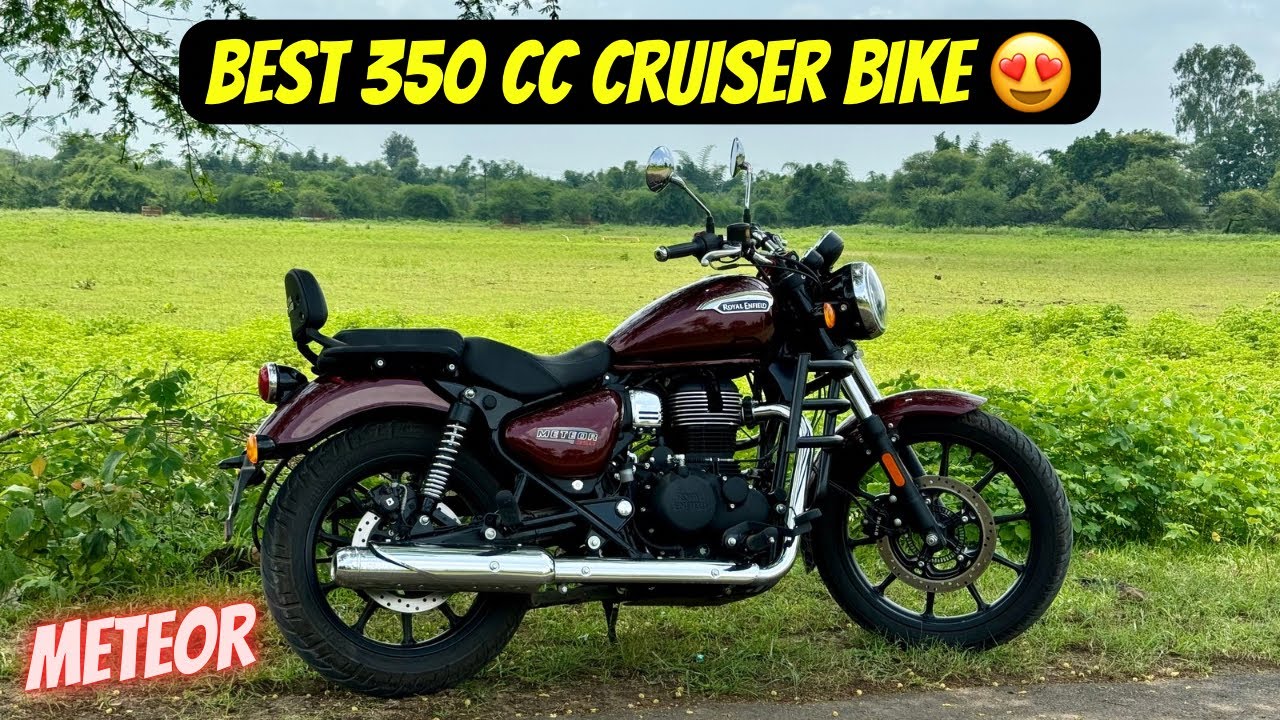 All New Royal Enfield Meteor 350 Stellar Red Detailed Review | 2024 ...
