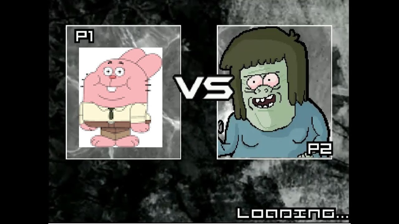 Richard Watterson (Gumball) Vs. Muscle Man (Regular Show) | REQUEST ...