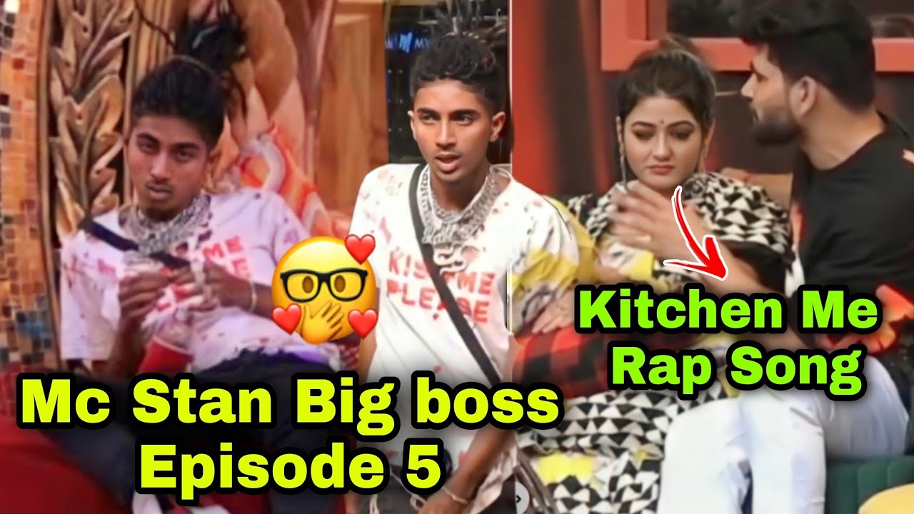 Mc stan big boss Episode 5 🥰 Talking about Rap Song 😍 Big boss 16 - YouTube