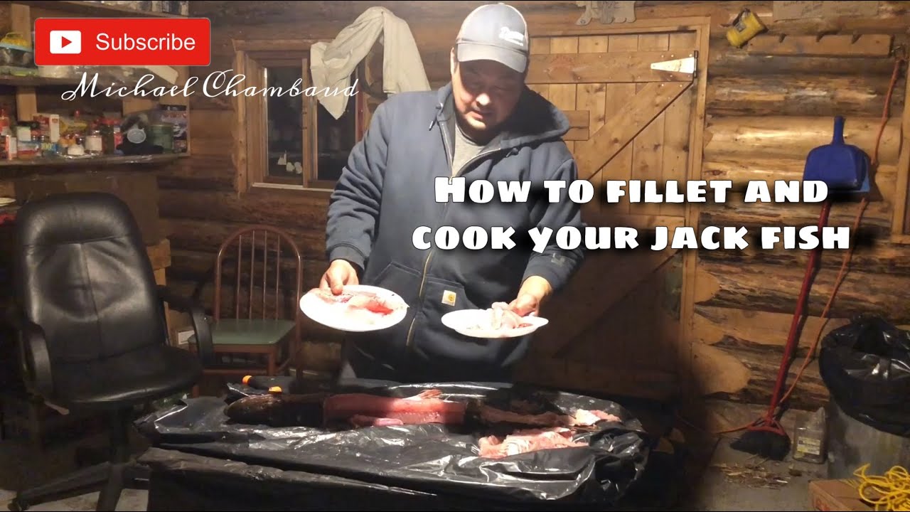 fillet and cook your jackfish - YouTube