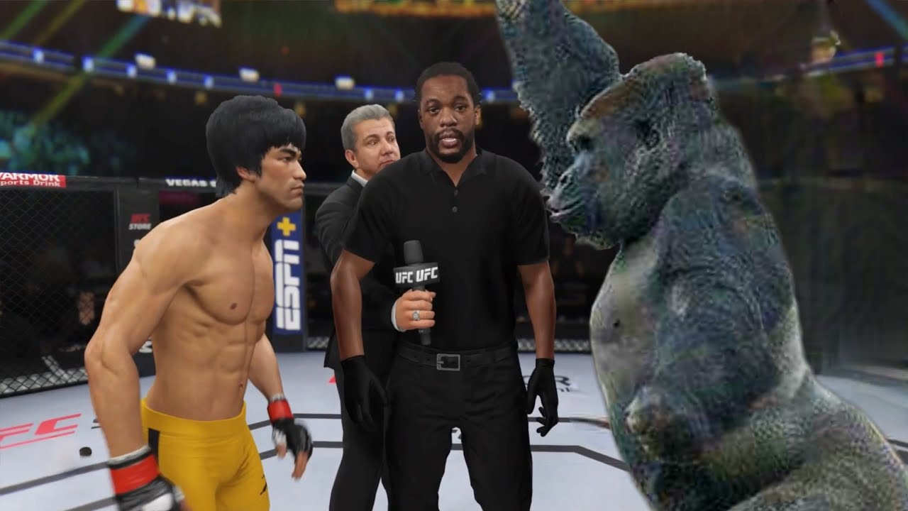 UFC4 Bruce Lee vs. King Monkey EA Sports UFC 4 - YouTube
