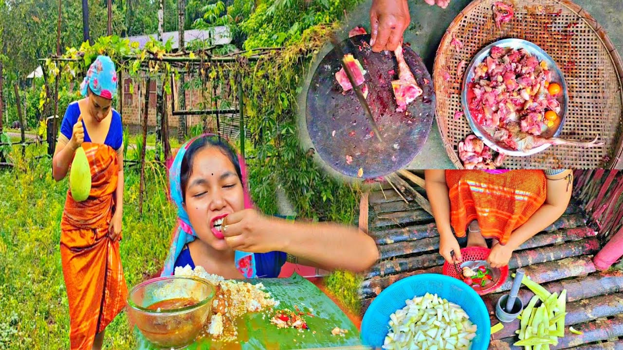 Village Cooking | Chicken With Bottle Gourd Recipes | Dao Jwng Lao ...