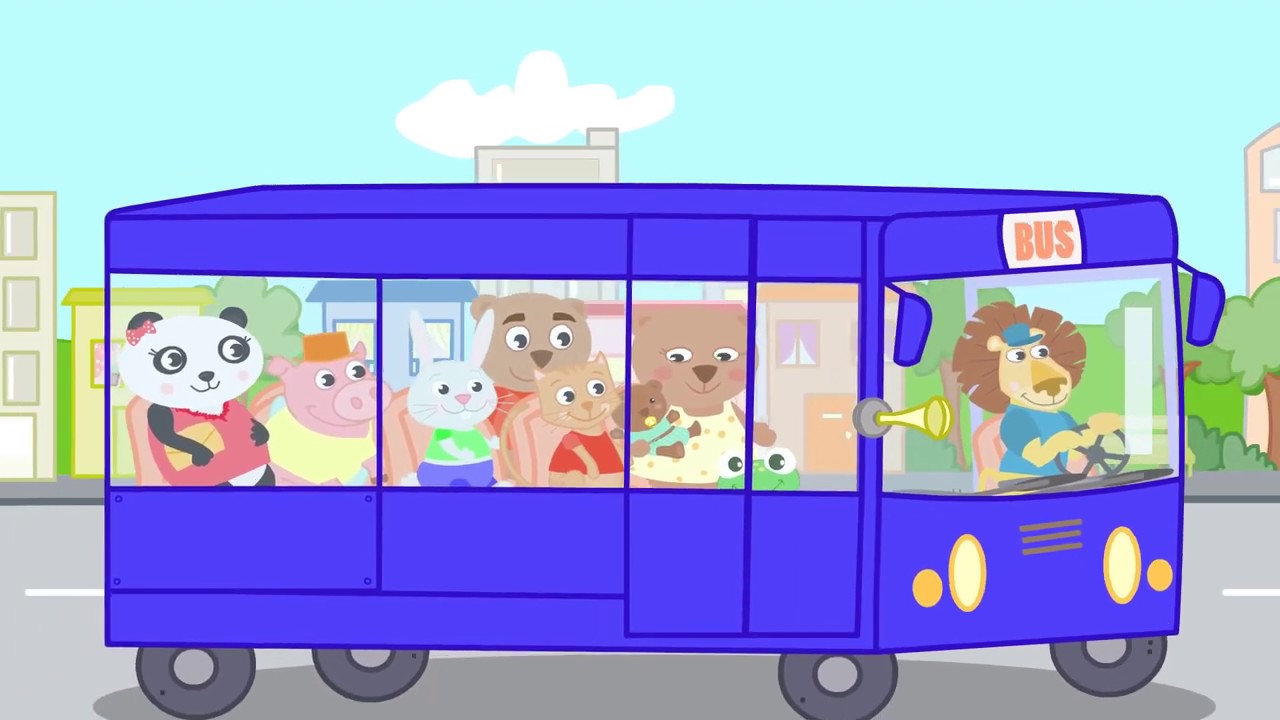 WHEELS ON THE BUS - Children Song (Kiddie TV) - YouTube