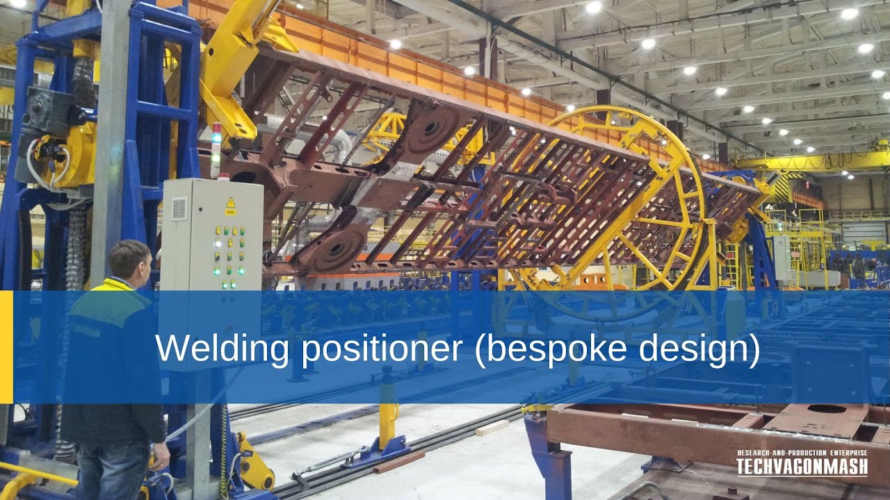 Headstock and Tailstock Welding Positioner (bespoke design) - YouTube