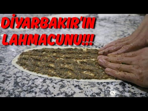 BİLDİĞİNİZ LAHMACUNLARI UNUTUN!!! Mideyi rahatsız  etmeyen lahmacun!!! Diyarbakır Lezzetleri.