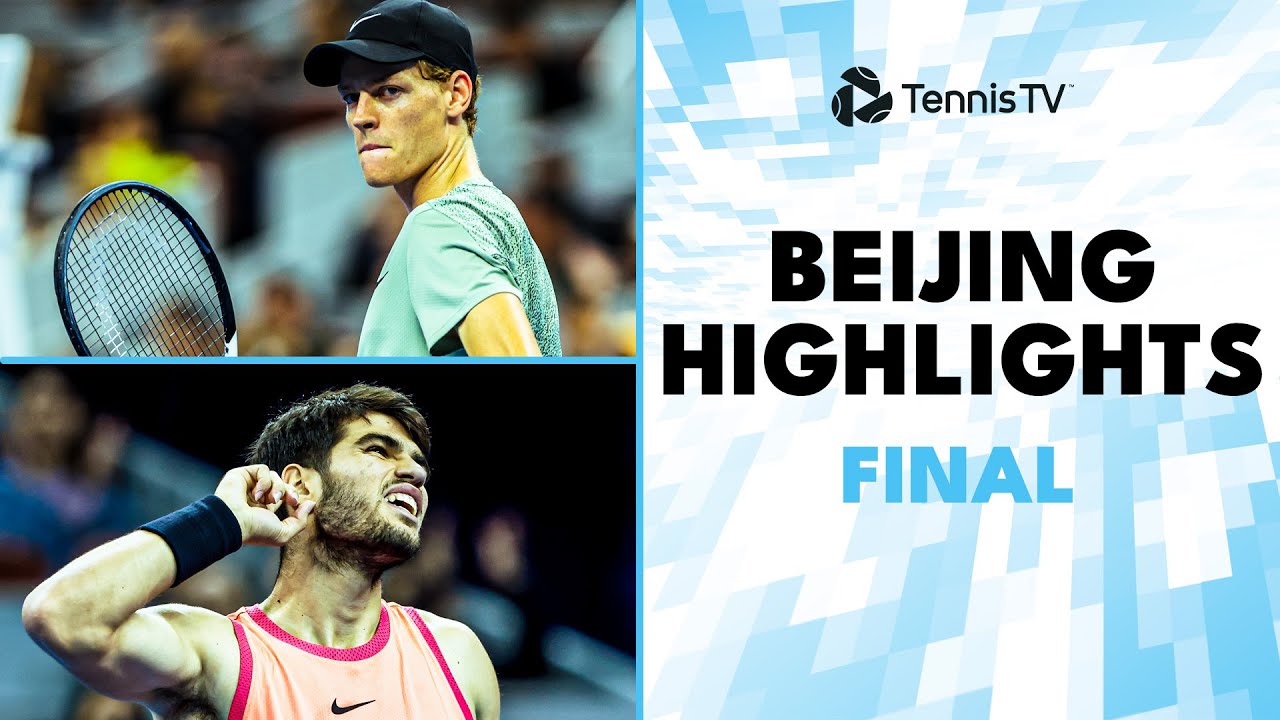 Jannik Sinner vs Carlos Alcaraz For The Title! 🏆 | Beijing 2024 Final ...