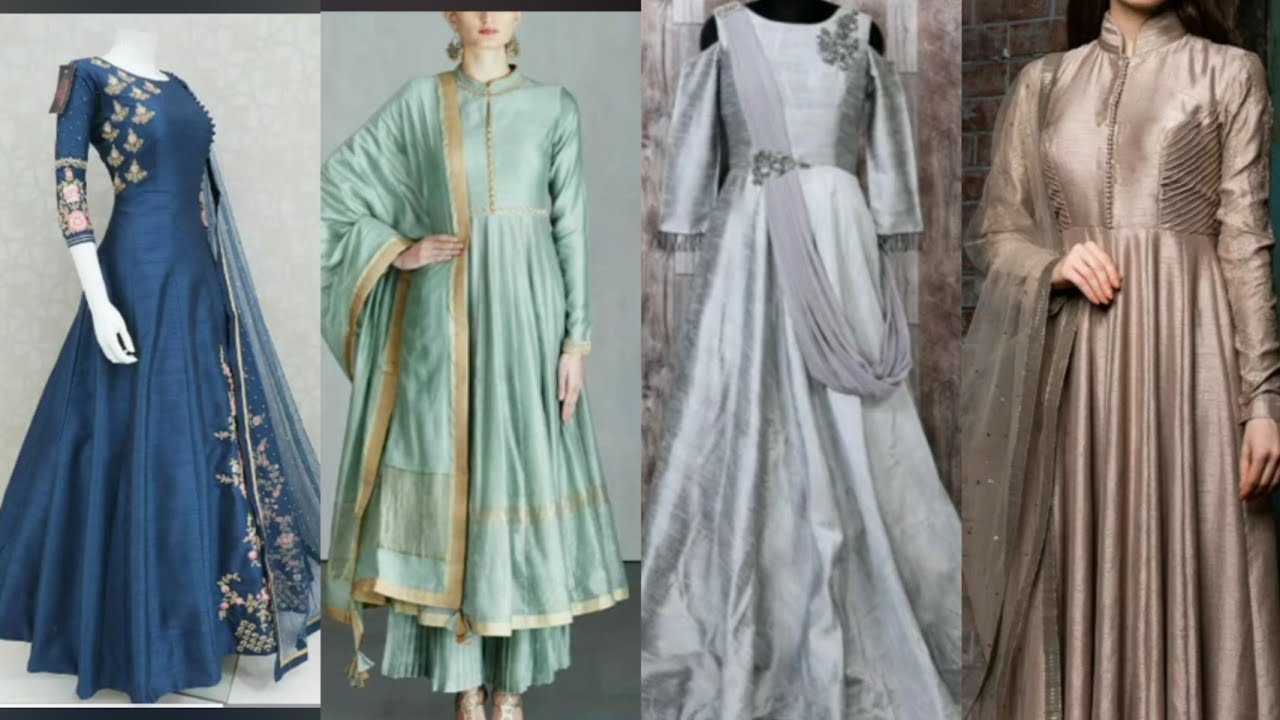 Trendy Design By Silk Fabric | Silk Dress designs - YouTube