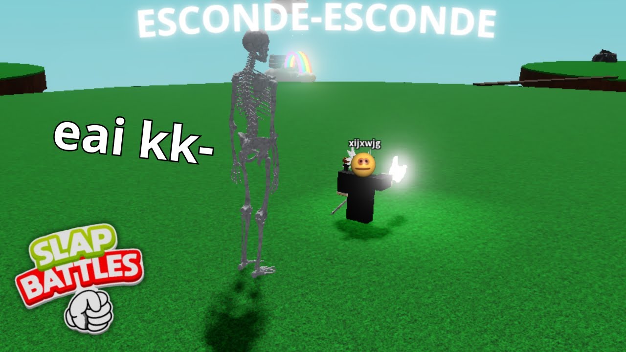 ESCONDE ESCONDE NO SLAP BATTLES PARTE 3! - YouTube