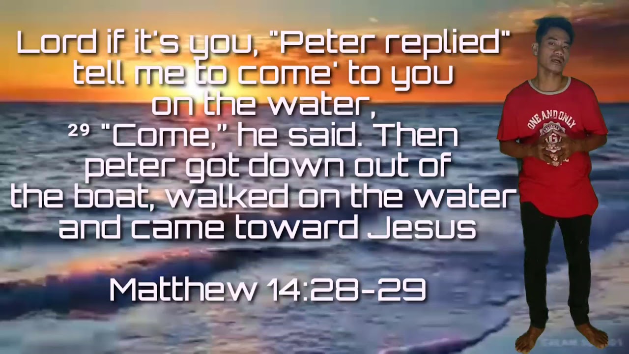 FAITH IN YOU #Matthew 14:28-29 - YouTube