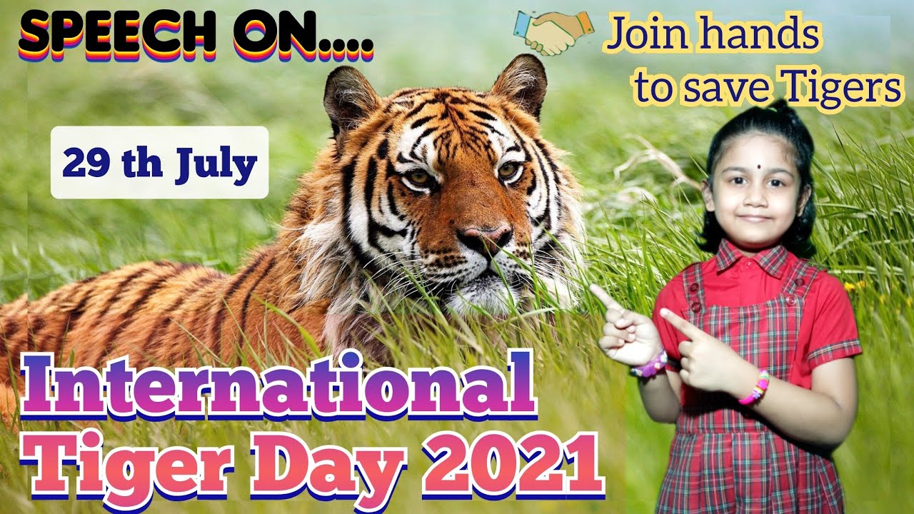 Short speech on International Tiger Day 2021 | International Tiger Day ...