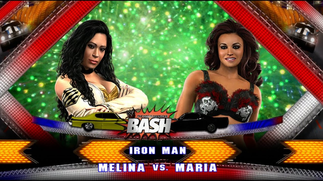 WWE Smackdown vs RAW 2010 Xbox 360 (Melina vs Maria) Ironman Match ...