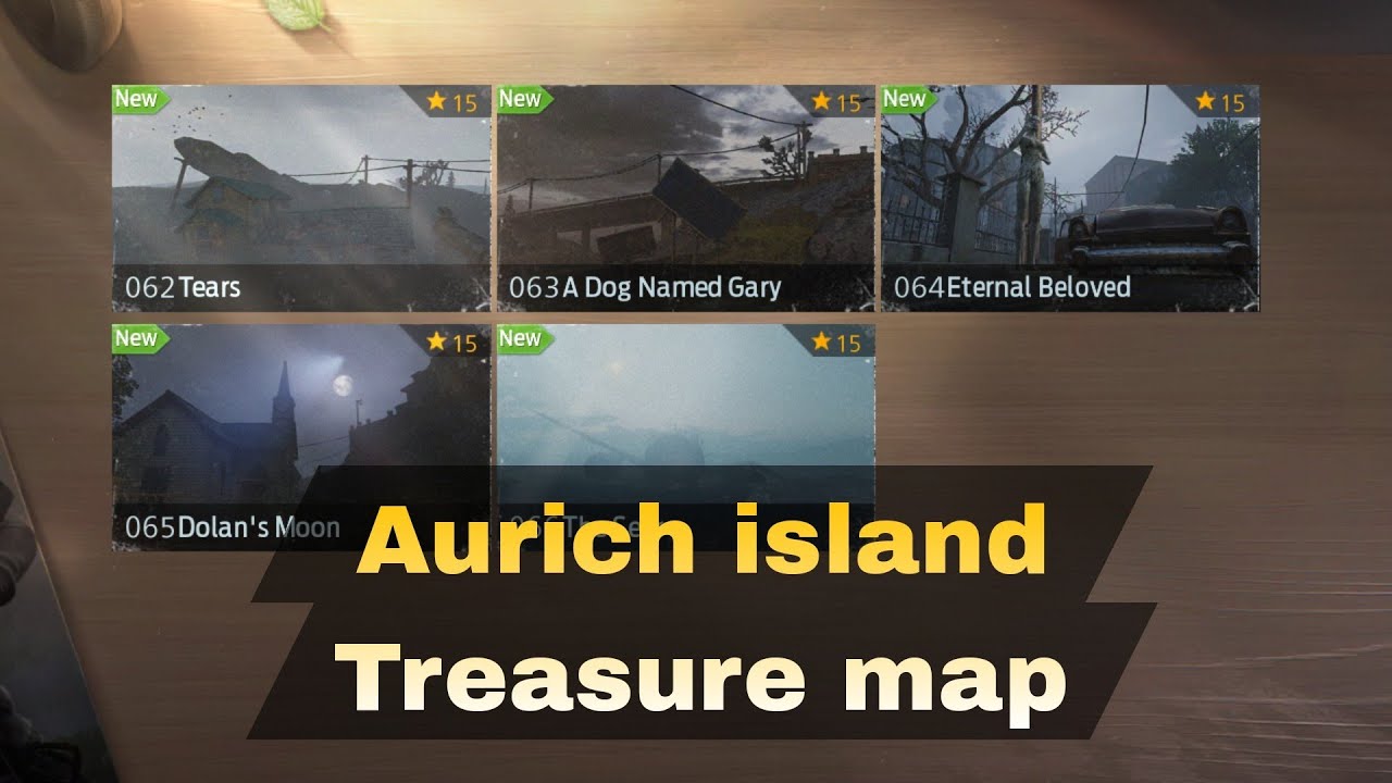 Undawn Aurich island treasure map - YouTube
