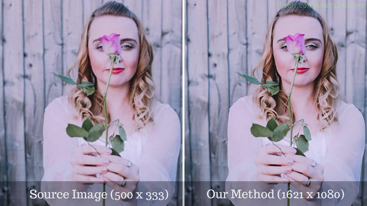 Low Resolution To High Resolution Conversion - YouTube