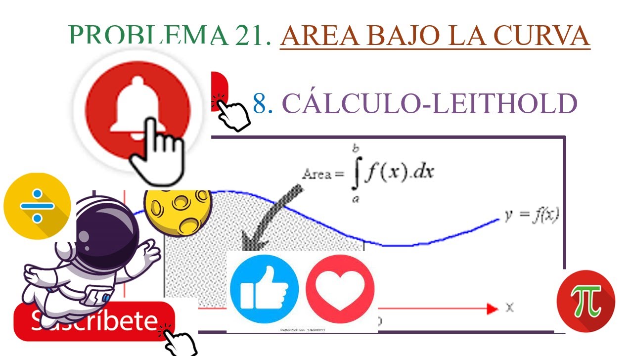 Área entre curvas, problema 21, sección 4.8 del libro "Cálculo" de ...