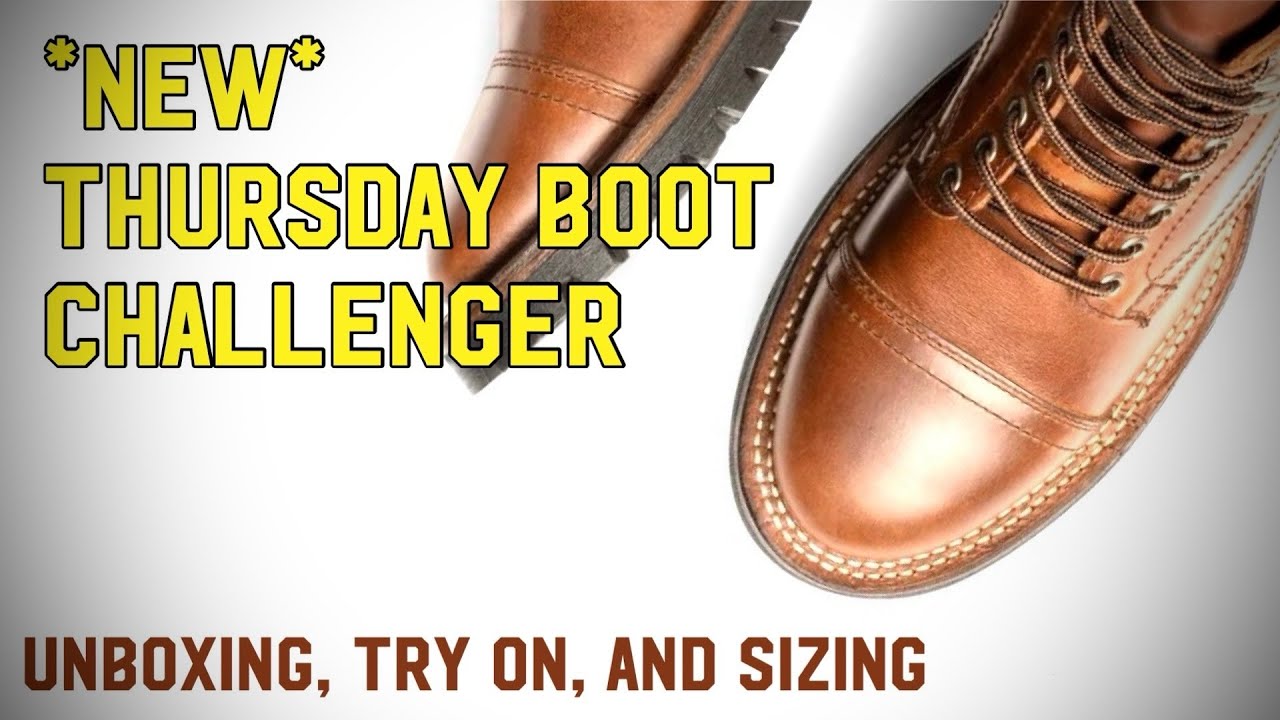 Thursday's Challenger Boots!!! - YouTube