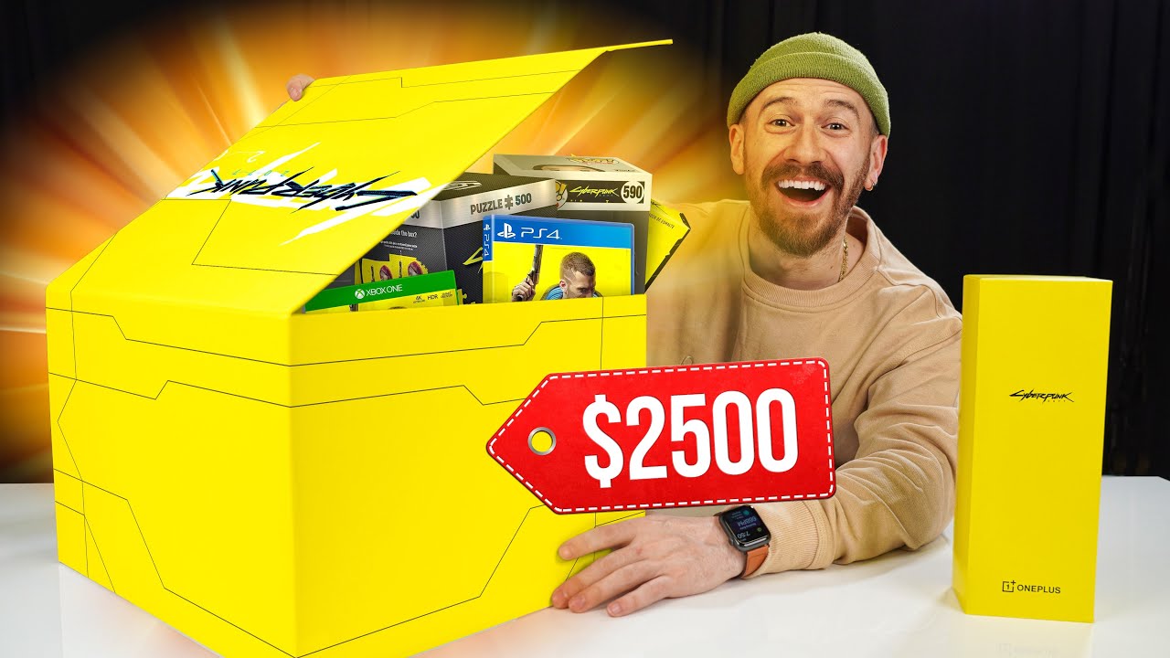 I Bought A $2,500 CyberPunk 2077 Tech Box!! - YouTube