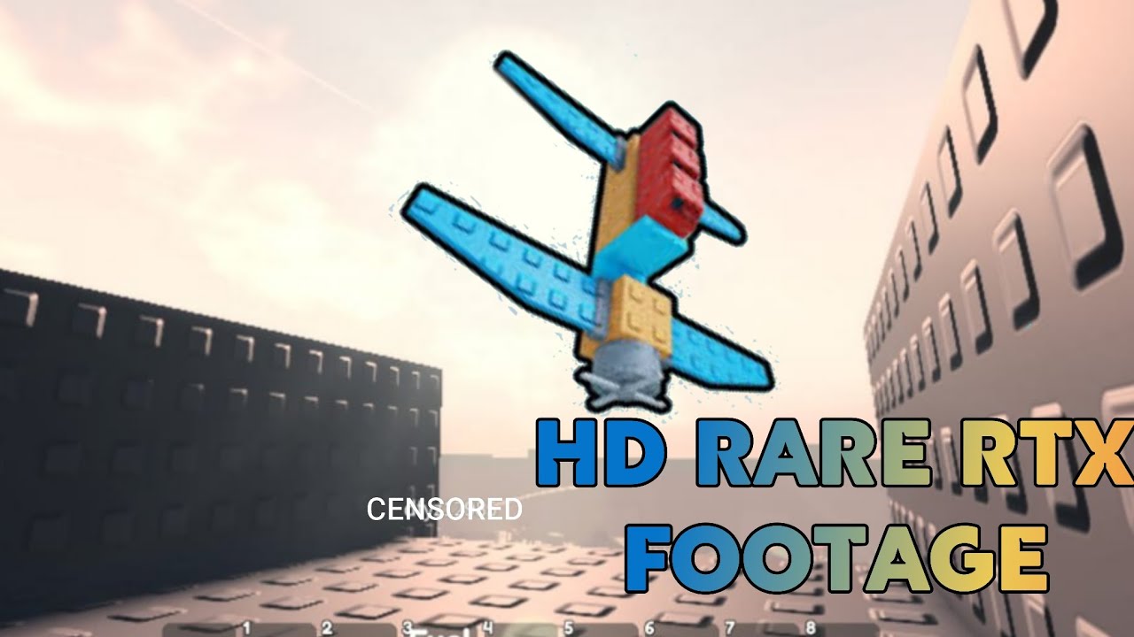 Build a plane Rtx Moblie rare footage public server - Roblox Rtx - YouTube