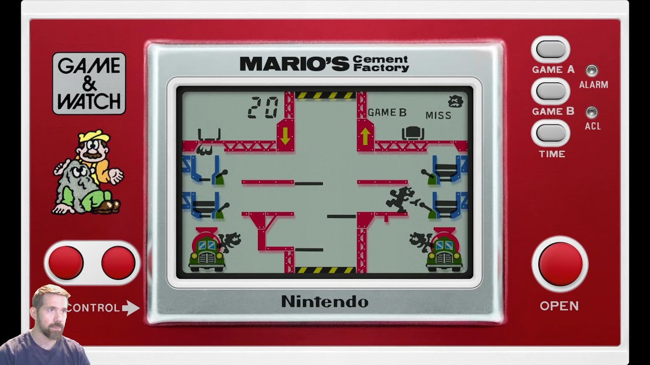 Nintendo Game & Watch: Mario's Cement Factory (New Wide Screen) MAME ...