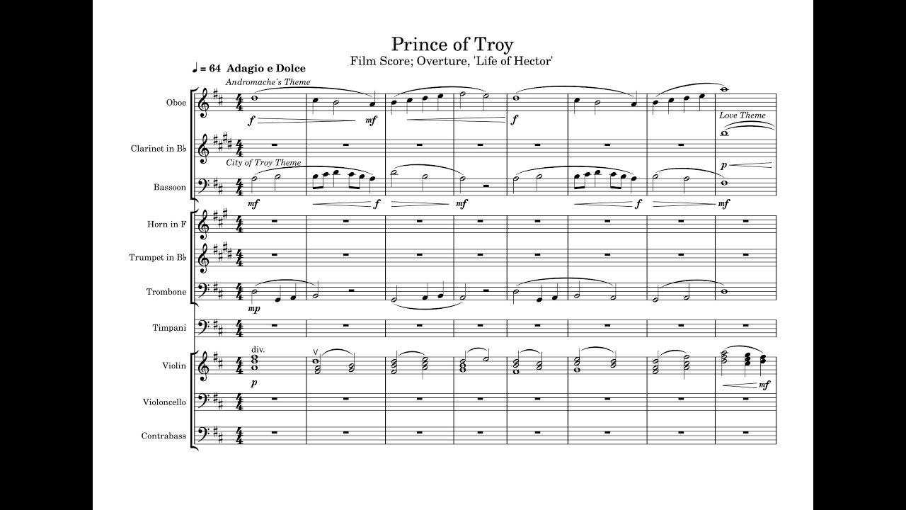 2023 Year 12 Major Work - Prince of Troy - YouTube