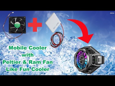 How to make phone cooler with peltier module at home| hand made fun ...